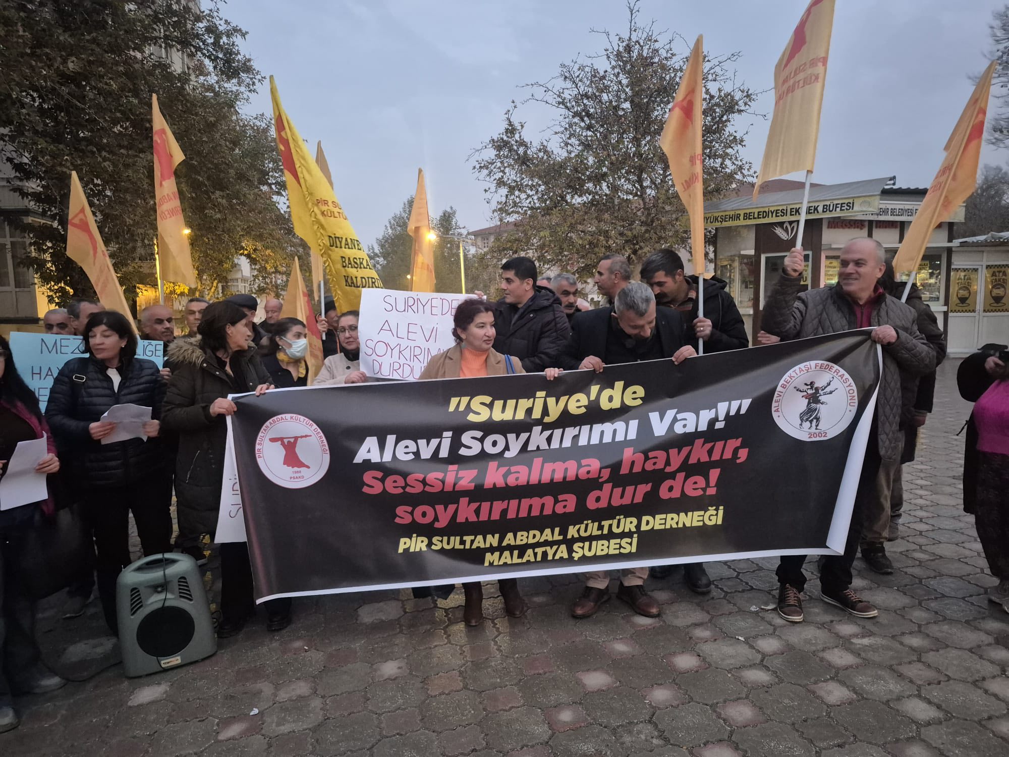 Suriye’deki Alevi Katliamı Malatya’da Protesto Edildi / Video – Alevi ...